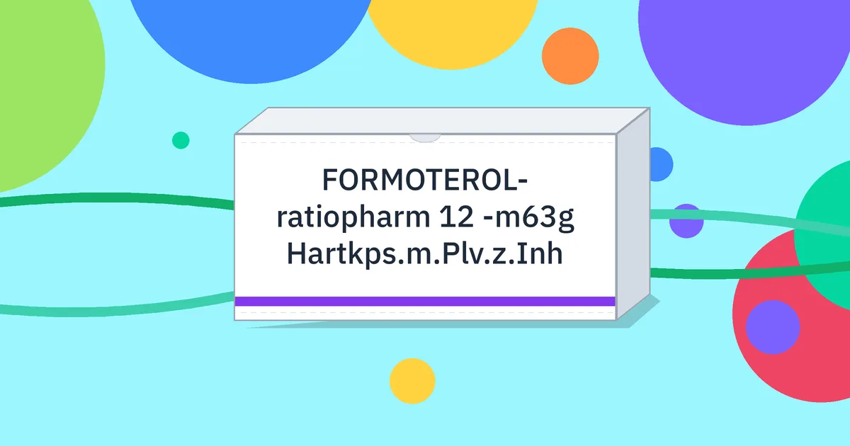 Symbolbild: Packung mit der Aufschrift FORMOTEROL-ratiopharm 12 -m63g Hartkps.m.Plv.z.Inh (PZN 12587938) – Verfügbarkeit und Bezug in Apotheken in Frankfurt am Main