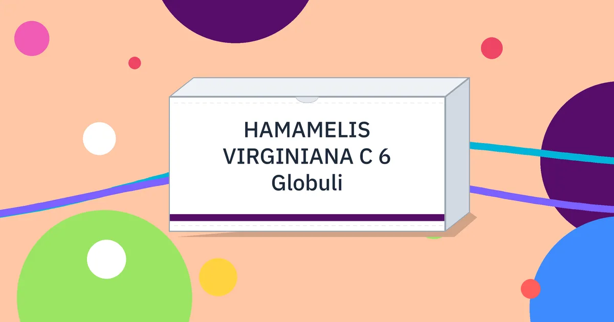 Symbolbild: Packung mit der Aufschrift HAMAMELIS VIRGINIANA C 6 Globuli (PZN 16670027) – Verfügbarkeit und Bezug in Apotheken in Frankfurt am Main
