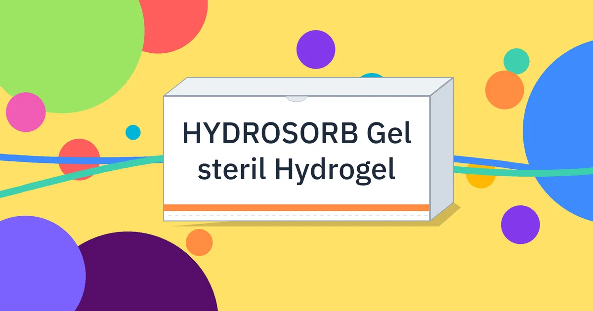 Symbolbild: Packung mit der Aufschrift HYDROSORB Gel steril Hydrogel (PZN 20551529) – Verfügbarkeit und Bezug in Apotheken in Frankfurt am Main