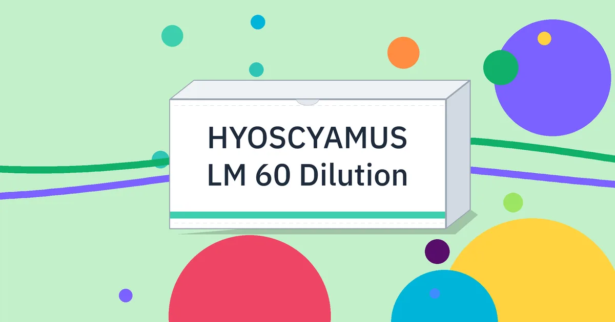 Symbolbild: Packung mit der Aufschrift HYOSCYAMUS LM 60 Dilution (PZN 12890772) – Verfügbarkeit und Bezug in Apotheken in Frankfurt am Main