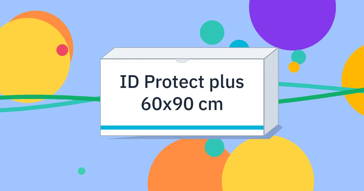 Symbolbild: Packung mit der Aufschrift ID Protect plus 60x90 cm (PZN 14281362) – Verfügbarkeit und Bezug in Apotheken in Frankfurt am Main
