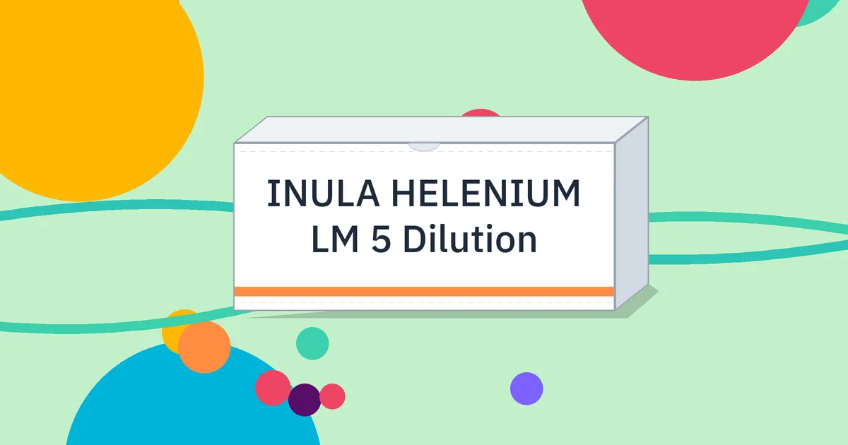 Symbolbild: Packung mit der Aufschrift INULA HELENIUM LM 5 Dilution (PZN 13560373) – Verfügbarkeit und Bezug in Apotheken in Frankfurt am Main
