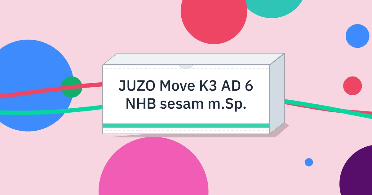 Symbolbild: Packung mit der Aufschrift JUZO Move K3 AD 6 NHB sesam m.Sp. (PZN 18566937) – Verfügbarkeit und Bezug in Apotheken in Frankfurt am Main