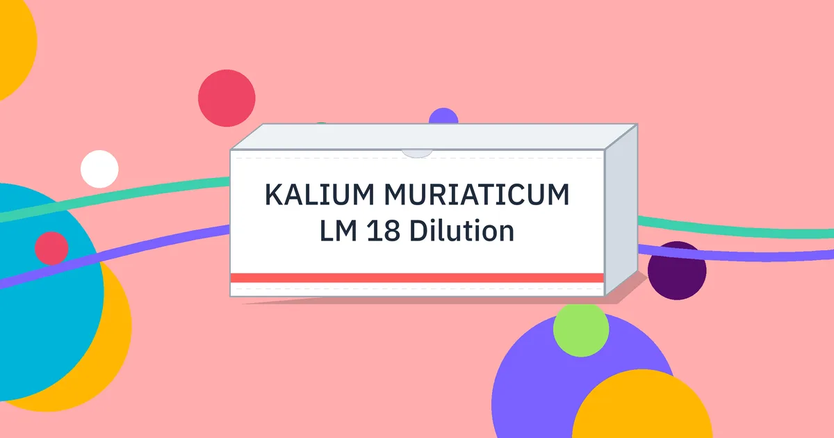 Symbolbild: Packung mit der Aufschrift KALIUM MURIATICUM LM 18 Dilution (PZN 09430742) – Verfügbarkeit und Bezug in Apotheken in Frankfurt am Main