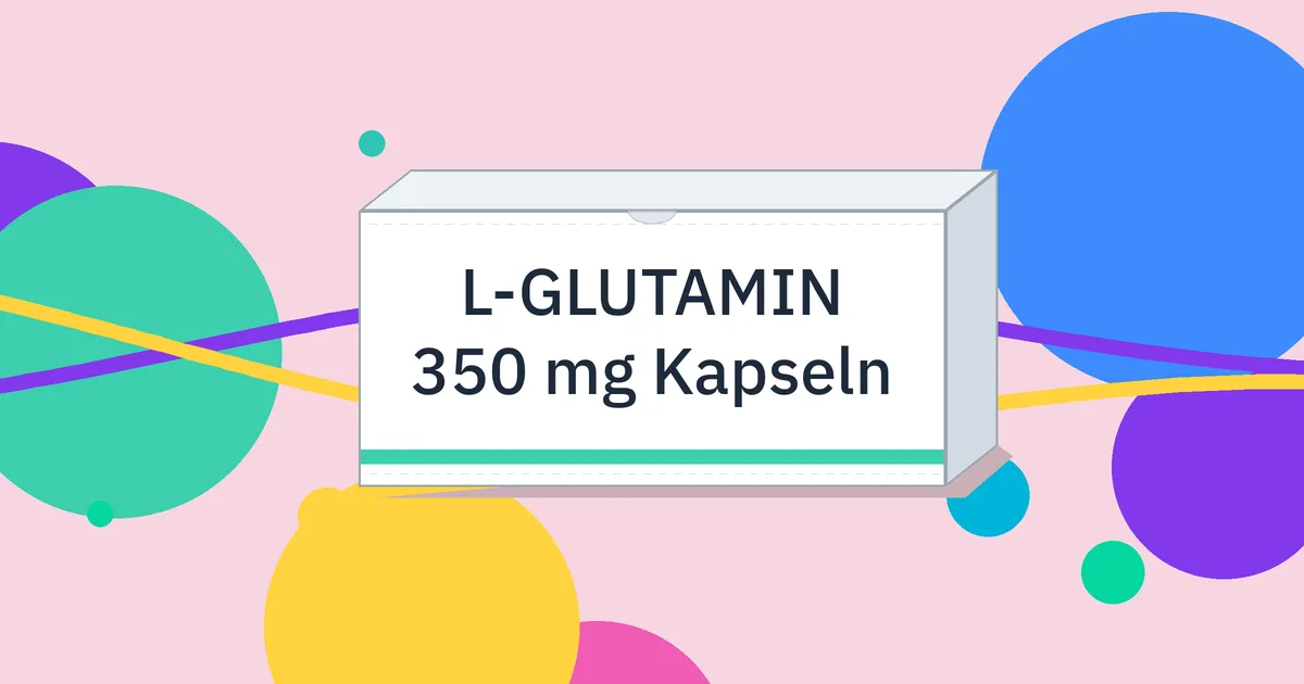 Symbolbild: Packung mit der Aufschrift L-GLUTAMIN 350 mg Kapseln (PZN 18216433) – Verfügbarkeit und Bezug in Apotheken in Frankfurt am Main