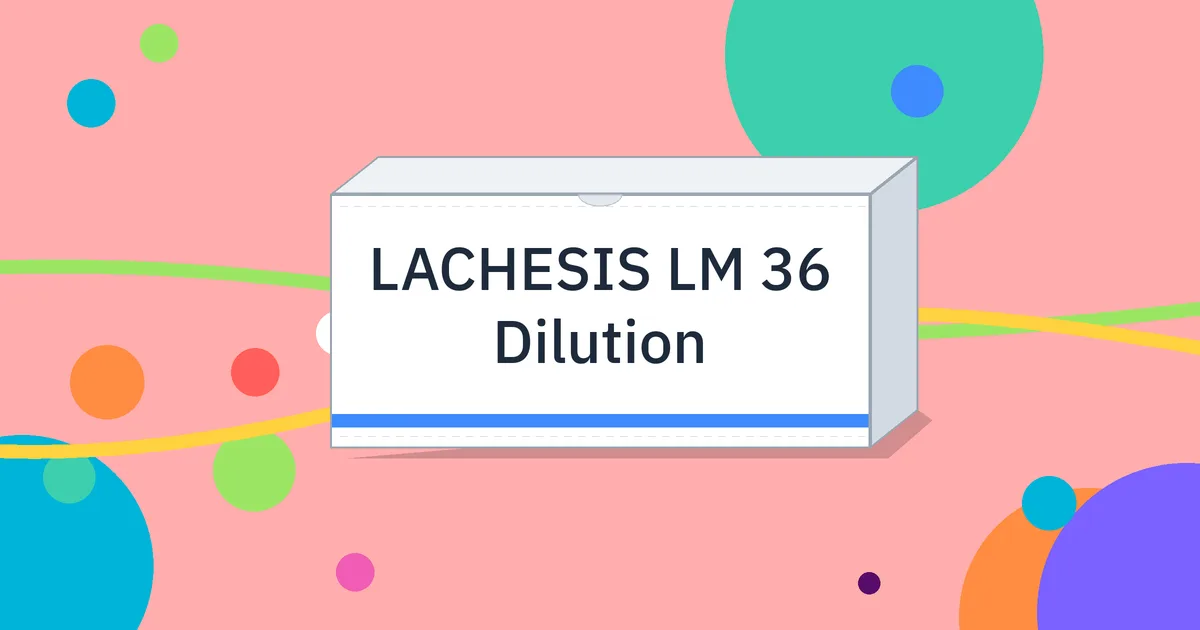 Symbolbild: Packung mit der Aufschrift LACHESIS LM 36 Dilution (PZN 12929540) – Verfügbarkeit und Bezug in Apotheken in Frankfurt am Main