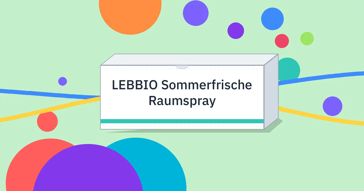 Symbolbild: Packung mit der Aufschrift LEBBIO Sommerfrische Raumspray (PZN 19671889) – Verfügbarkeit und Bezug in Apotheken in Frankfurt am Main