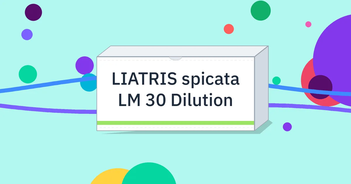 Symbolbild: Packung mit der Aufschrift LIATRIS spicata LM 30 Dilution (PZN 13528932) – Verfügbarkeit und Bezug in Apotheken in Frankfurt am Main