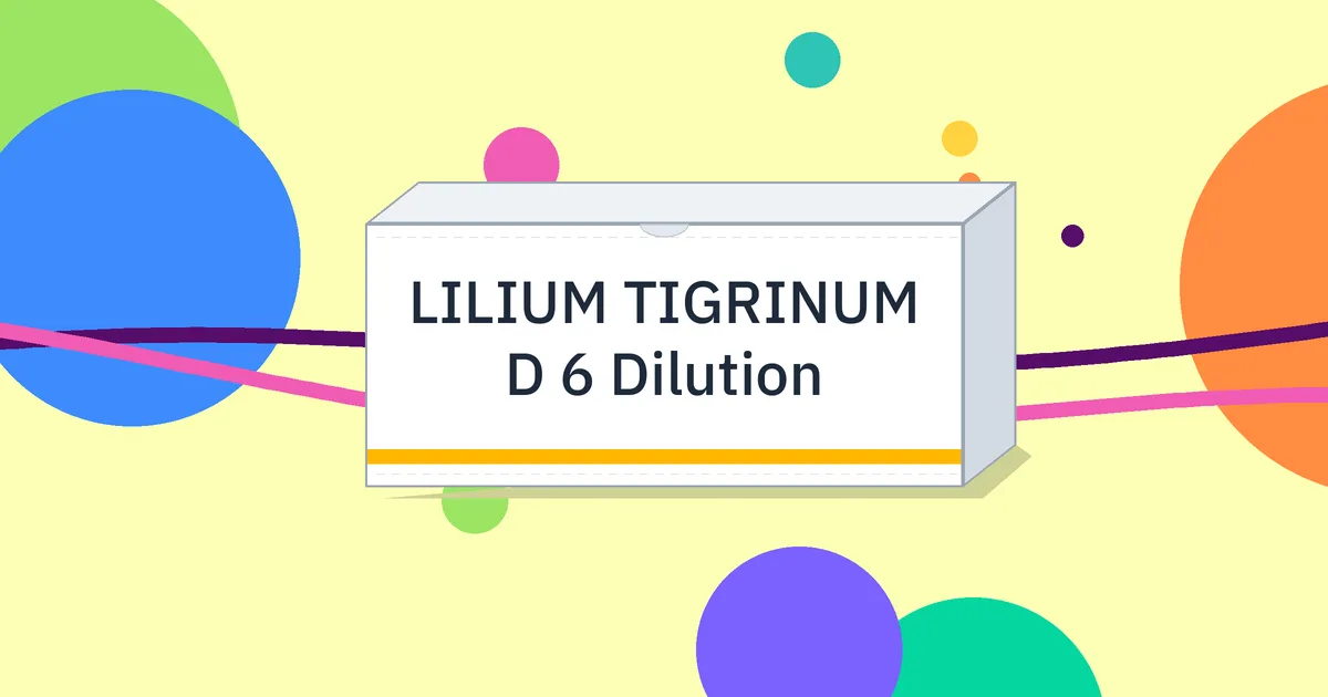 Symbolbild: Packung mit der Aufschrift LILIUM TIGRINUM D 6 Dilution (PZN 02118510) – Verfügbarkeit und Bezug in Apotheken in Frankfurt am Main