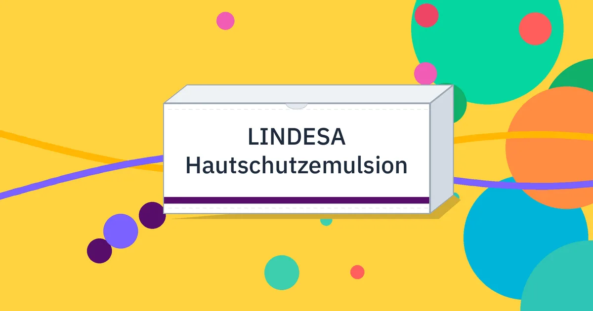 Symbolbild: Packung mit der Aufschrift LINDESA Hautschutzemulsion (PZN 04999242) – Verfügbarkeit und Bezug in Apotheken in Frankfurt am Main