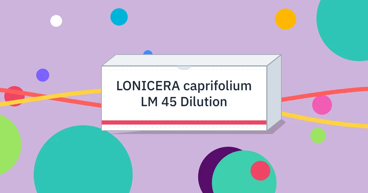 Symbolbild: Packung mit der Aufschrift LONICERA caprifolium LM 45 Dilution (PZN 13535961) – Verfügbarkeit und Bezug in Apotheken in Frankfurt am Main