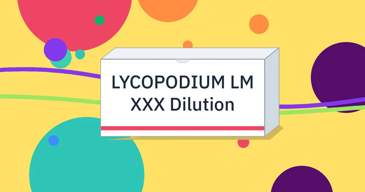 Symbolbild: Packung mit der Aufschrift LYCOPODIUM LM XXX Dilution (PZN 02675156) – Verfügbarkeit und Bezug in Apotheken in Frankfurt am Main