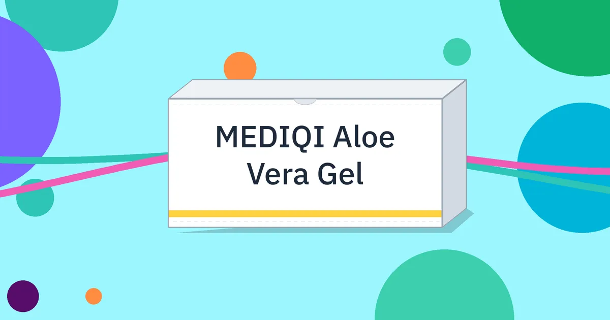 Symbolbild: Packung mit der Aufschrift MEDIQI Aloe Vera Gel (PZN 15201193) – Verfügbarkeit und Bezug in Apotheken in Frankfurt am Main