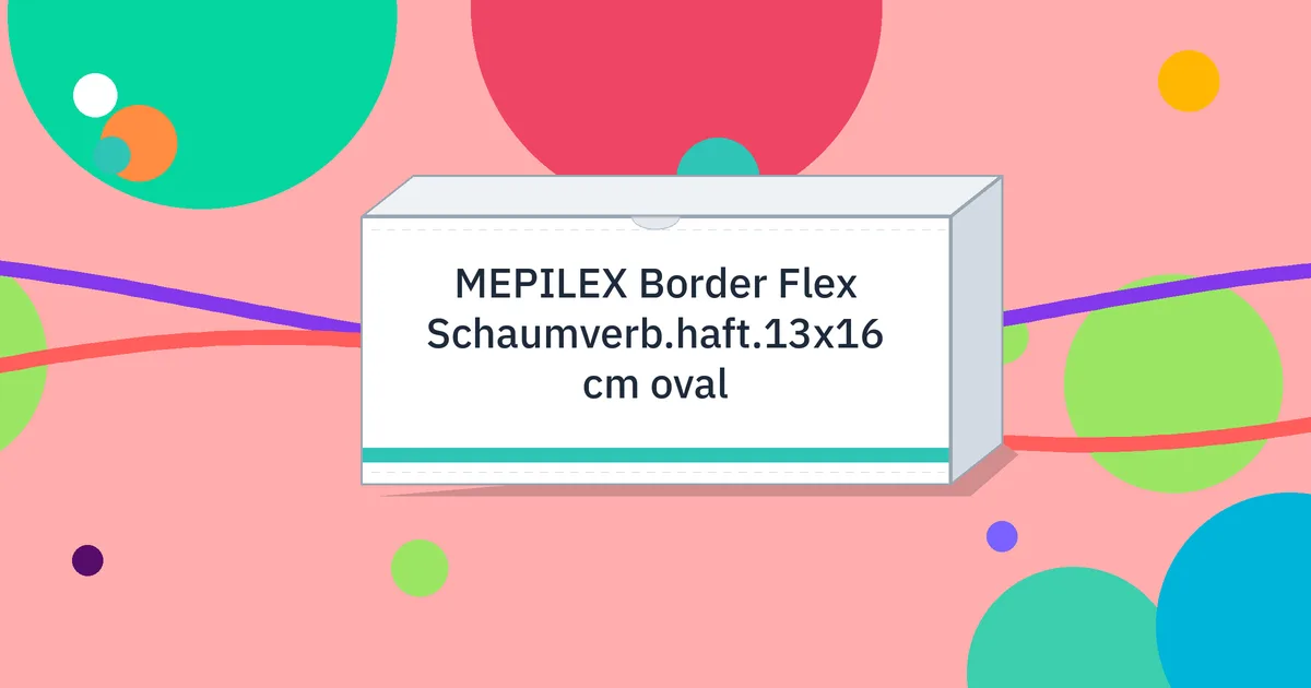 Symbolbild: Packung mit der Aufschrift MEPILEX Border Flex Schaumverb.haft.13x16 cm oval (PZN 13822258) – Verfügbarkeit und Bezug in Apotheken in Frankfurt am Main