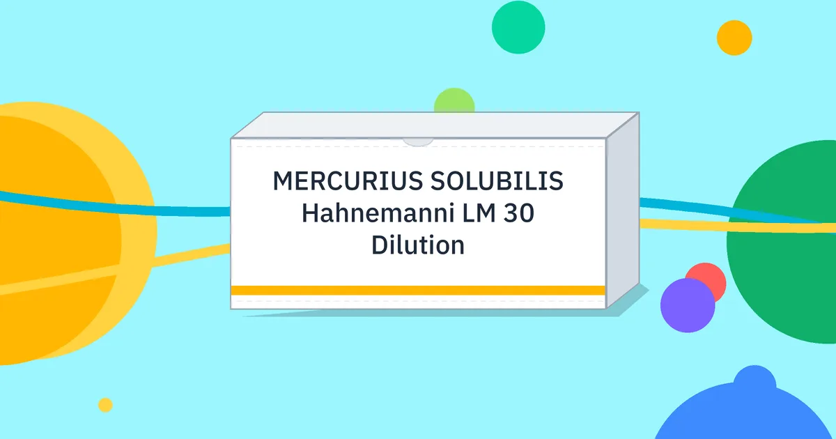 Symbolbild: Packung mit der Aufschrift MERCURIUS SOLUBILIS Hahnemanni LM 30 Dilution (PZN 07541147) – Verfügbarkeit und Bezug in Apotheken in Frankfurt am Main