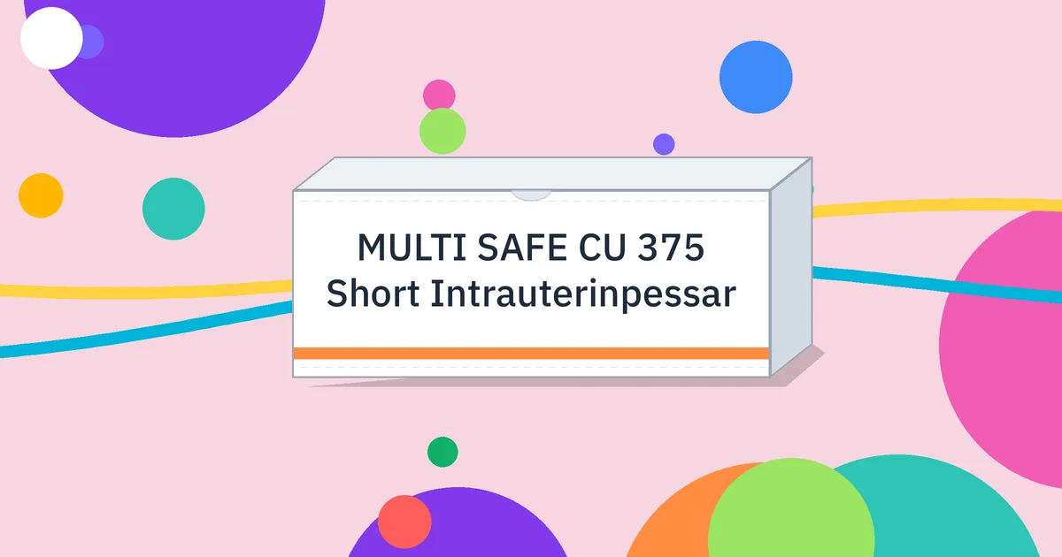 Symbolbild: Packung mit der Aufschrift MULTI SAFE CU 375 Short Intrauterinpessar (PZN 03035341) – Verfügbarkeit und Bezug in Apotheken in Frankfurt am Main