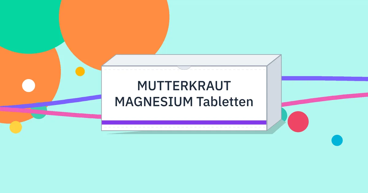 Symbolbild: Packung mit der Aufschrift MUTTERKRAUT MAGNESIUM Tabletten (PZN 00213078) – Verfügbarkeit und Bezug in Apotheken in Frankfurt am Main