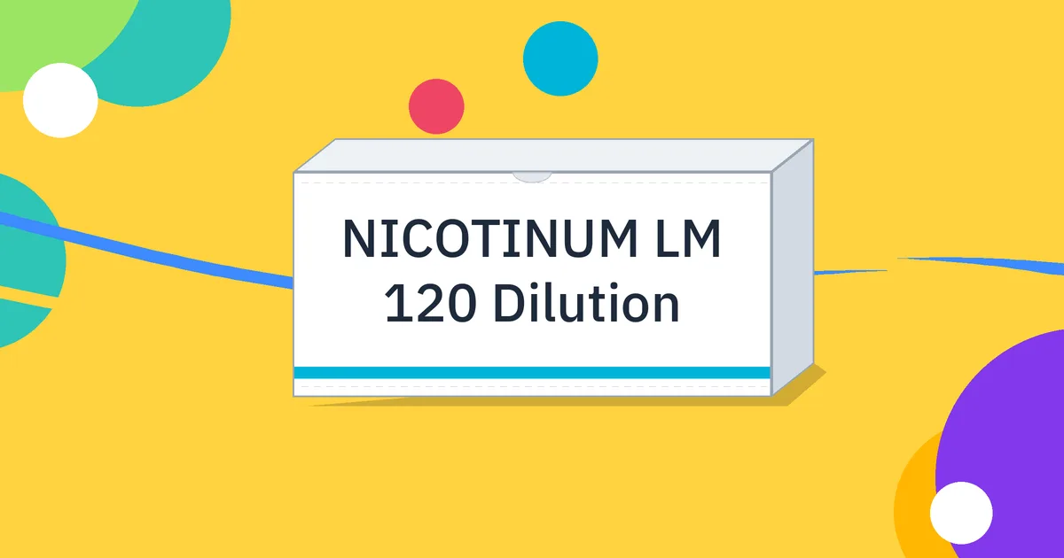 Symbolbild: Packung mit der Aufschrift NICOTINUM LM 120 Dilution (PZN 12969396) – Verfügbarkeit und Bezug in Apotheken in Frankfurt am Main