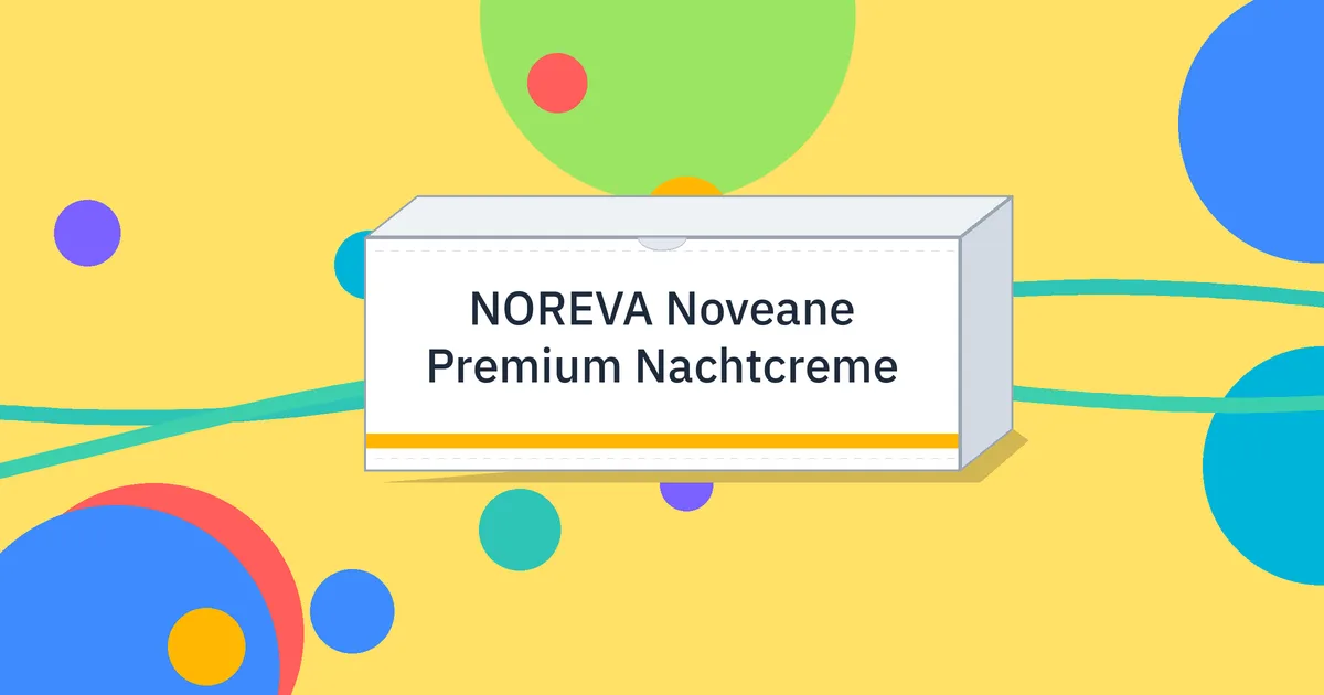 Symbolbild: Packung mit der Aufschrift NOREVA Noveane Premium Nachtcreme (PZN 16146786) – Verfügbarkeit und Bezug in Apotheken in Frankfurt am Main