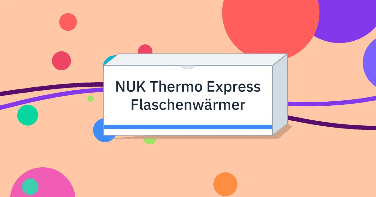 Symbolbild: Packung mit der Aufschrift NUK Thermo Express Flaschenwärmer (PZN 11538406) – Verfügbarkeit und Bezug in Apotheken in Frankfurt am Main