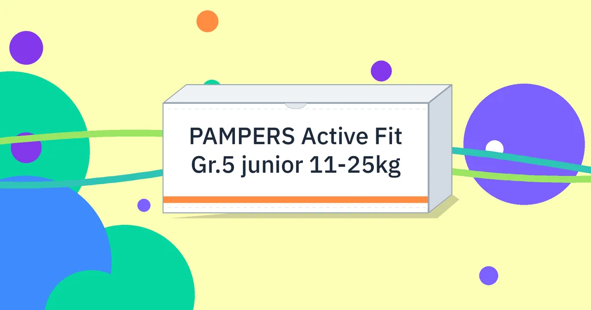 Symbolbild: Packung mit der Aufschrift PAMPERS Active Fit Gr.5 junior 11-25kg (PZN 09519175) – Verfügbarkeit und Bezug in Apotheken in Frankfurt am Main