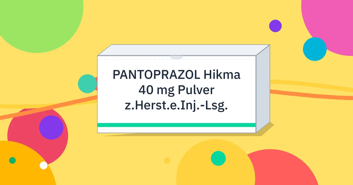 Symbolbild: Packung mit der Aufschrift PANTOPRAZOL Hikma 40 mg Pulver z.Herst.e.Inj.-Lsg. (PZN 16130176) – Verfügbarkeit und Bezug in Apotheken in Frankfurt am Main