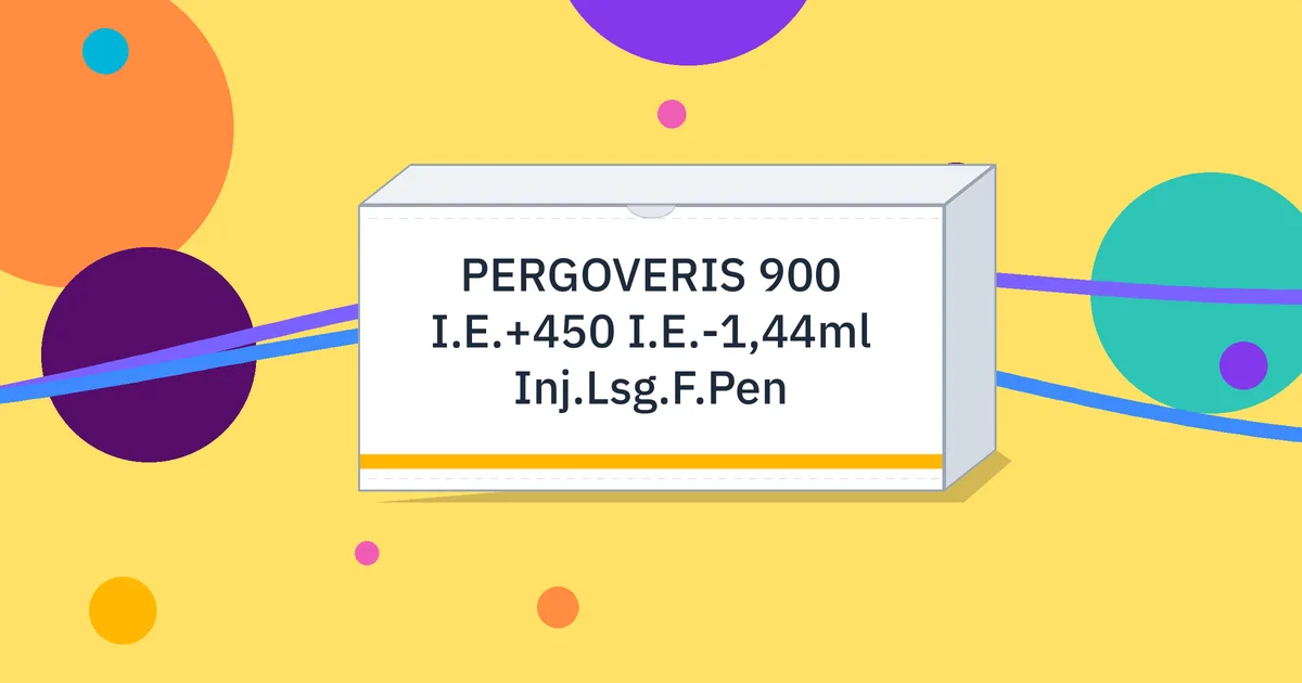 Symbolbild: Packung mit der Aufschrift PERGOVERIS 900 I.E.+450 I.E.-1,44ml Inj.Lsg.F.Pen (PZN 12900944) – Verfügbarkeit und Bezug in Apotheken in Frankfurt am Main