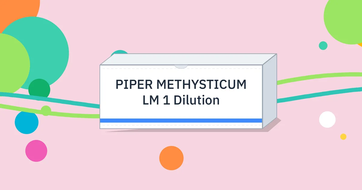 Symbolbild: Packung mit der Aufschrift PIPER METHYSTICUM LM 1 Dilution (PZN 13643277) – Verfügbarkeit und Bezug in Apotheken in Frankfurt am Main