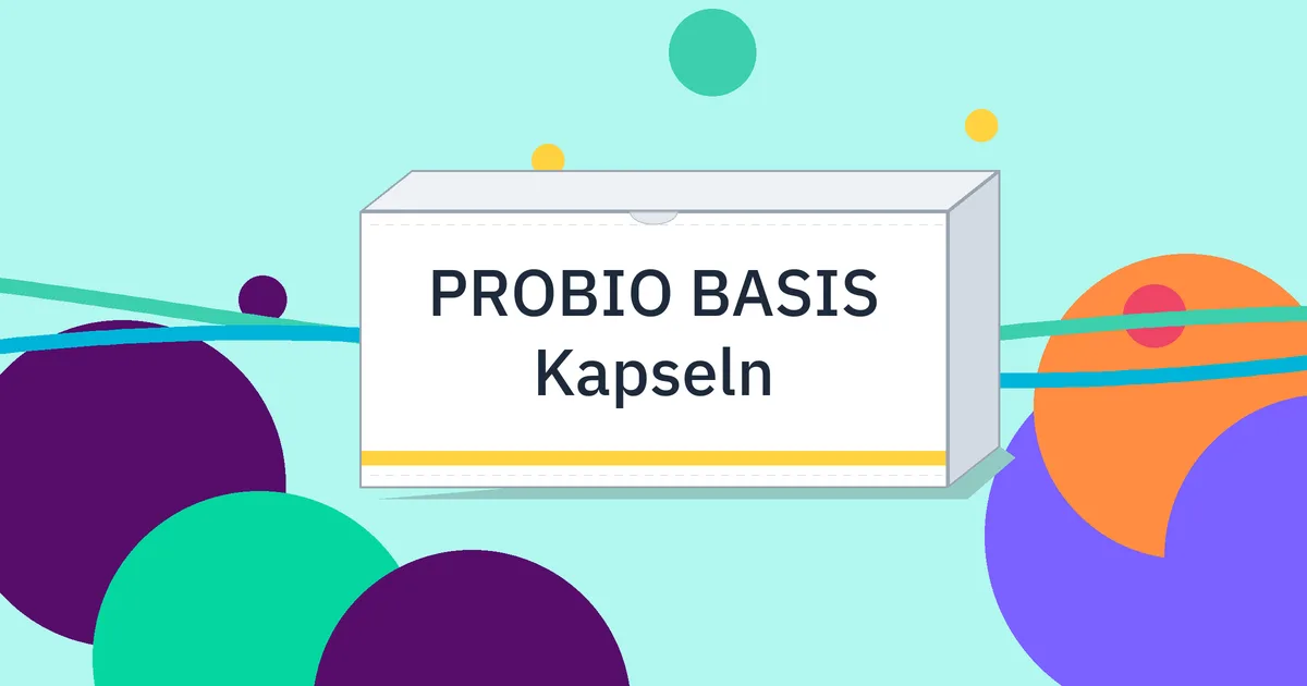 Symbolbild: Packung mit der Aufschrift PROBIO BASIS Kapseln (PZN 16708497) – Verfügbarkeit und Bezug in Apotheken in Frankfurt am Main