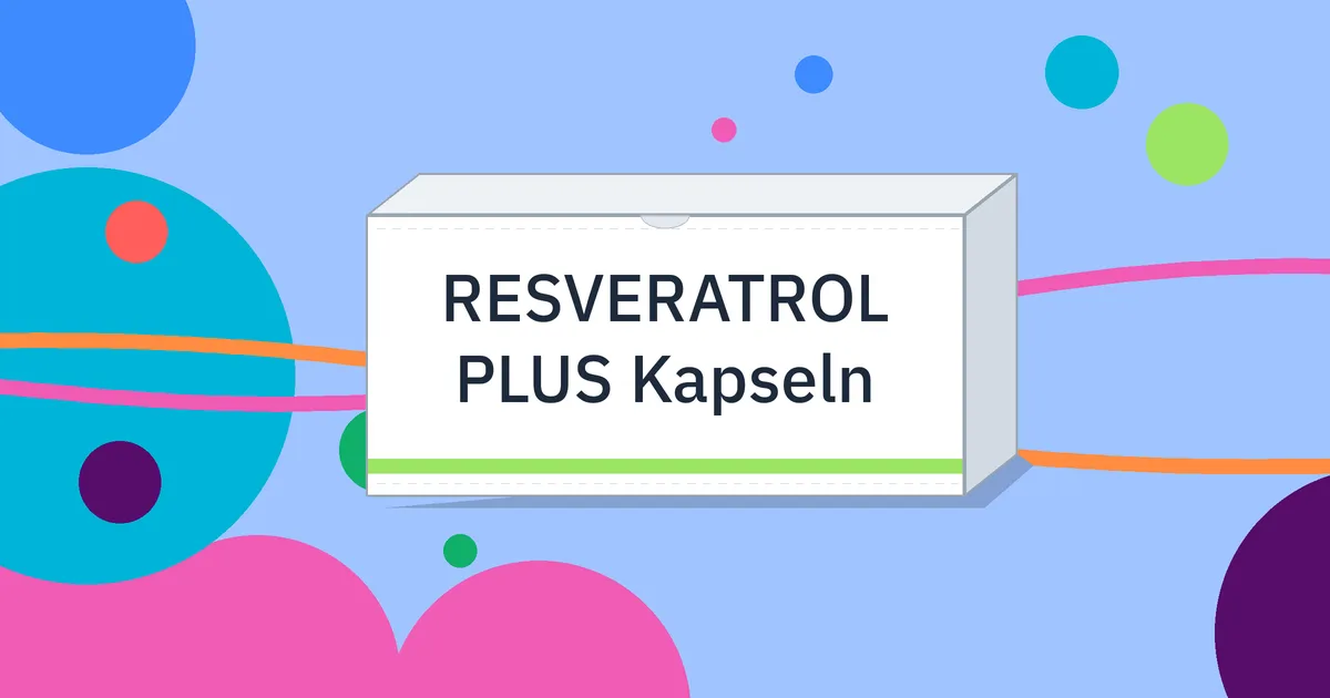 Symbolbild: Packung mit der Aufschrift RESVERATROL PLUS Kapseln (PZN 03244346) – Verfügbarkeit und Bezug in Apotheken in Frankfurt am Main