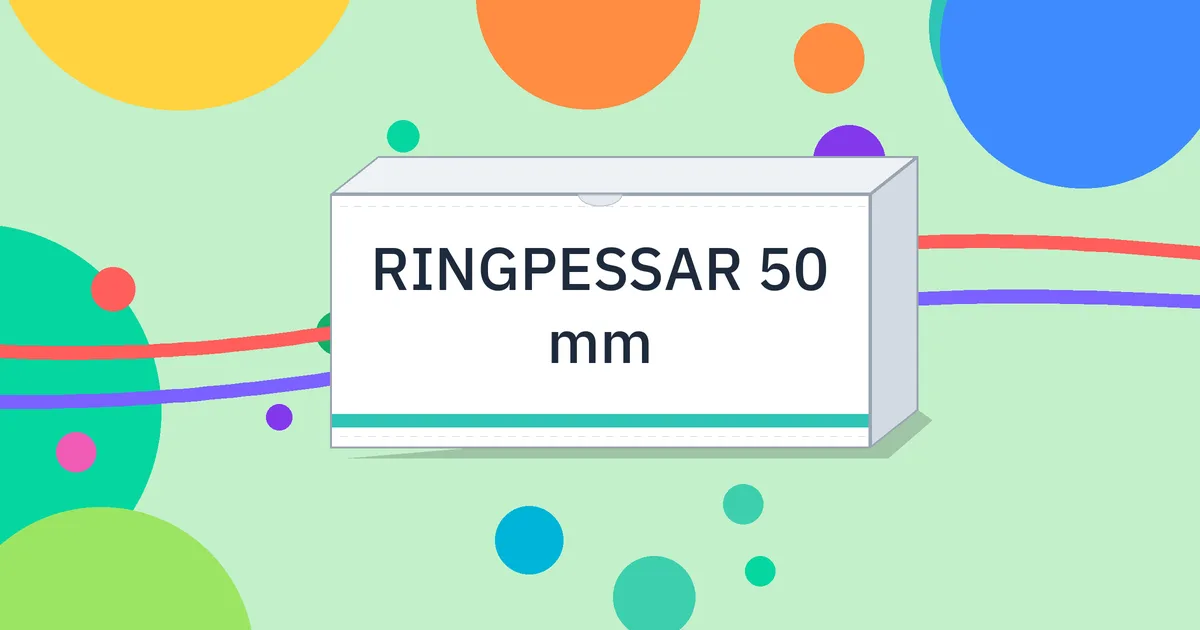 Symbolbild: Packung mit der Aufschrift RINGPESSAR 50 mm (PZN 07438975) – Verfügbarkeit und Bezug in Apotheken in Frankfurt am Main