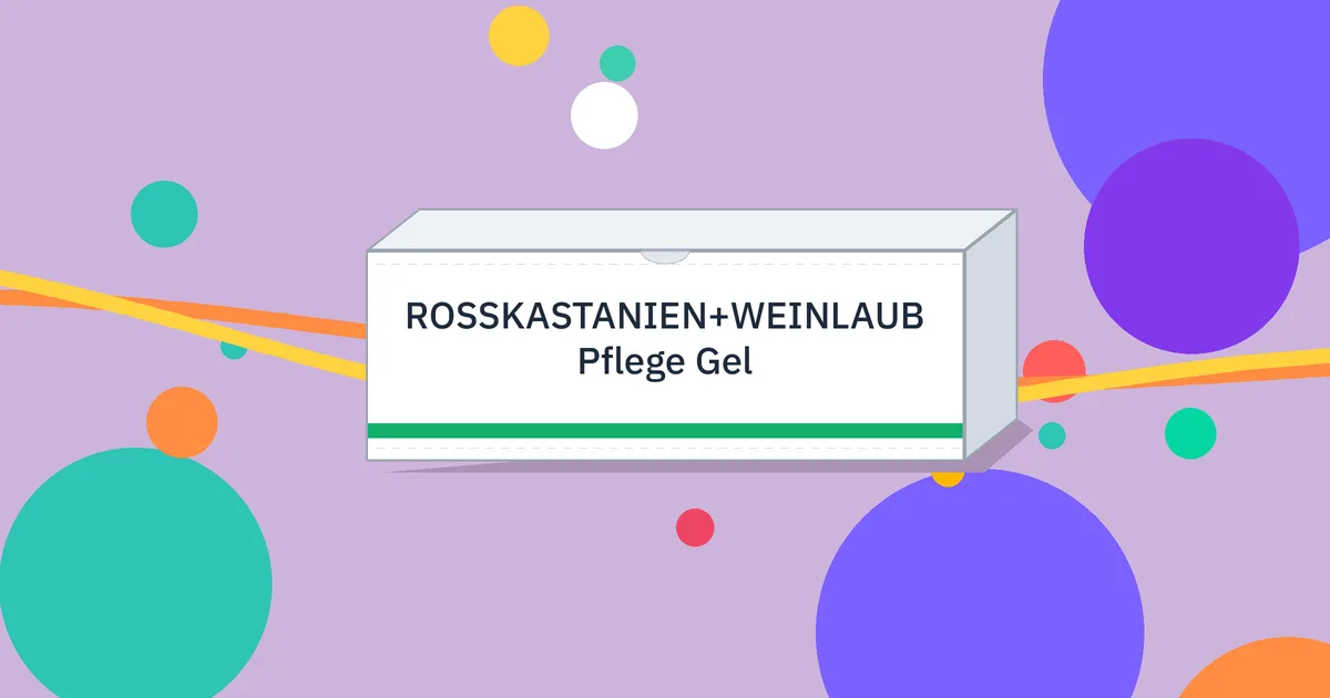 Symbolbild: Packung mit der Aufschrift ROSSKASTANIEN+WEINLAUB Pflege Gel (PZN 02533982) – Verfügbarkeit und Bezug in Apotheken in Frankfurt am Main