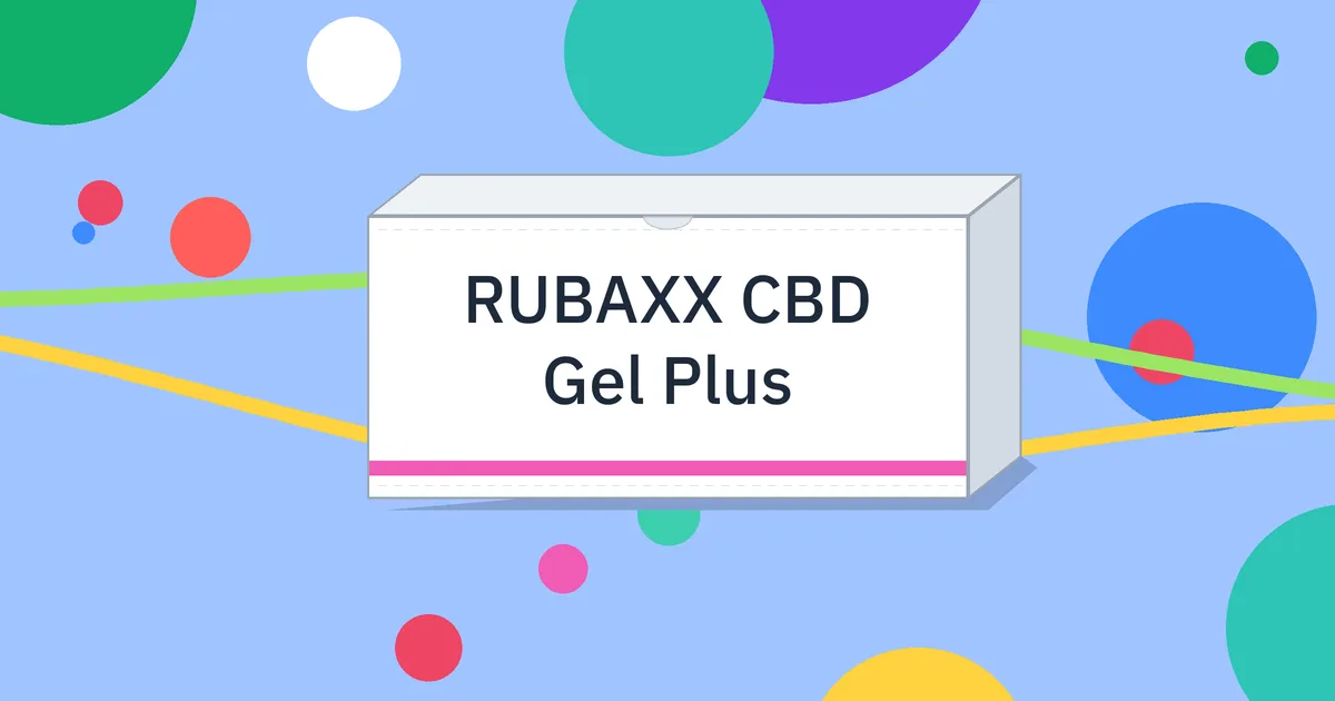 Symbolbild: Packung mit der Aufschrift RUBAXX CBD Gel Plus (PZN 20195448) – Verfügbarkeit und Bezug in Apotheken in Frankfurt am Main