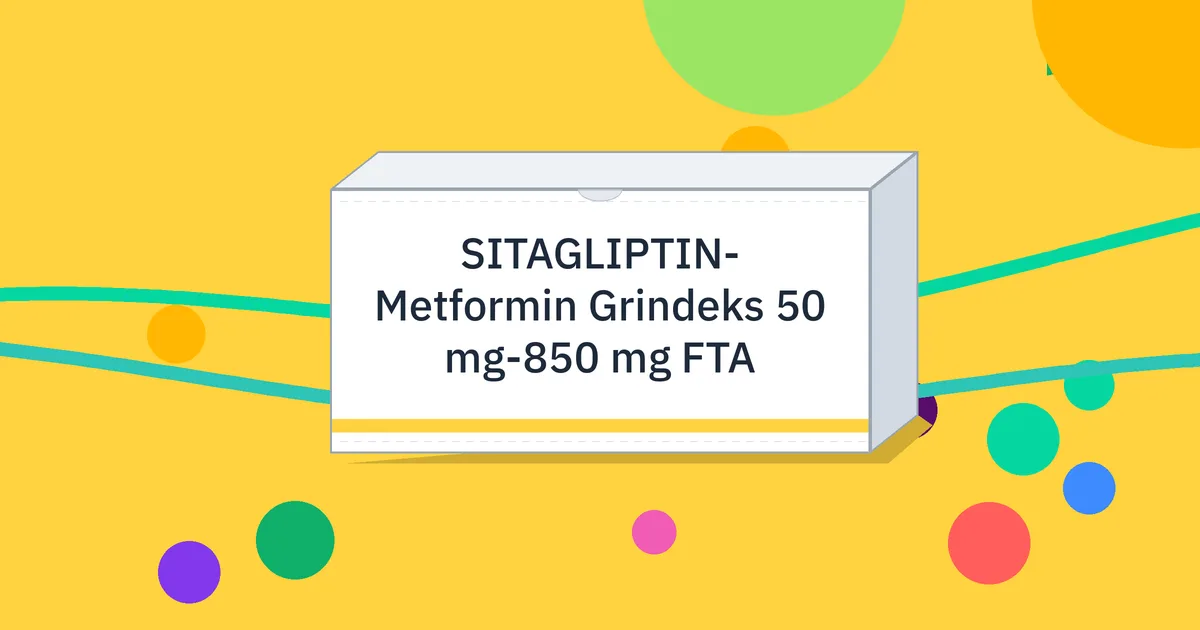 Symbolbild: Packung mit der Aufschrift SITAGLIPTIN-Metformin Grindeks 50 mg-850 mg FTA (PZN 19446017) – Verfügbarkeit und Bezug in Apotheken in Frankfurt am Main