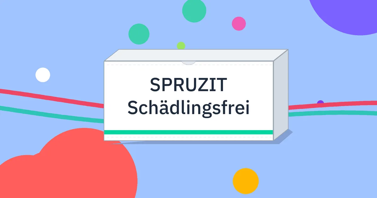 Symbolbild: Packung mit der Aufschrift SPRUZIT Schädlingsfrei (PZN 04178031) – Verfügbarkeit und Bezug in Apotheken in Frankfurt am Main