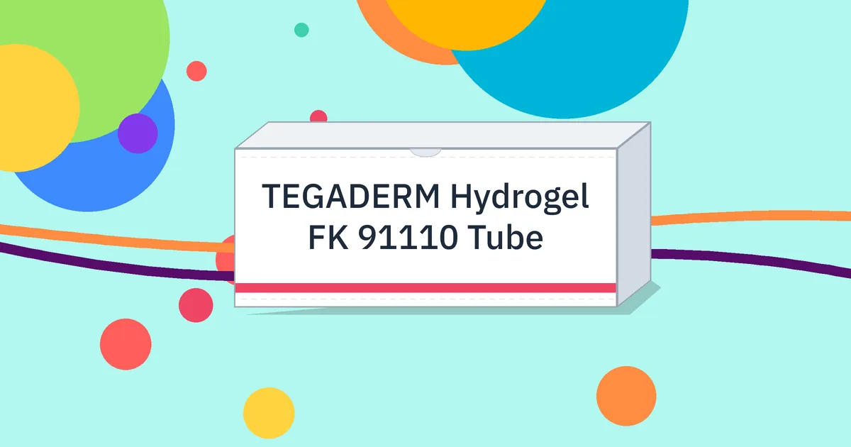 Symbolbild: Packung mit der Aufschrift TEGADERM Hydrogel FK 91110 Tube (PZN 06917515) – Verfügbarkeit und Bezug in Apotheken in Frankfurt am Main