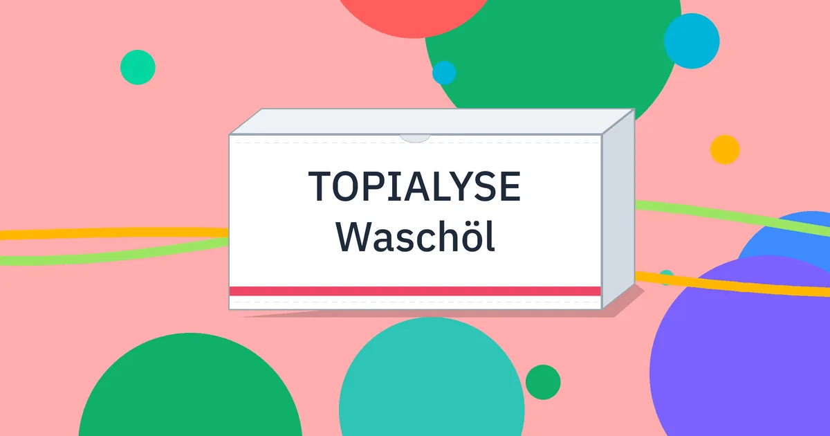 Symbolbild: Packung mit der Aufschrift TOPIALYSE Waschöl (PZN 20788898) – Verfügbarkeit und Bezug in Apotheken in Frankfurt am Main