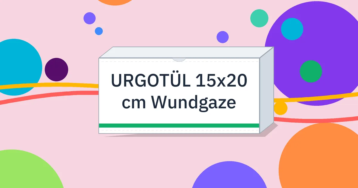 Symbolbild: Packung mit der Aufschrift URGOTÜL 15x20 cm Wundgaze (PZN 16628723) – Verfügbarkeit und Bezug in Apotheken in Frankfurt am Main