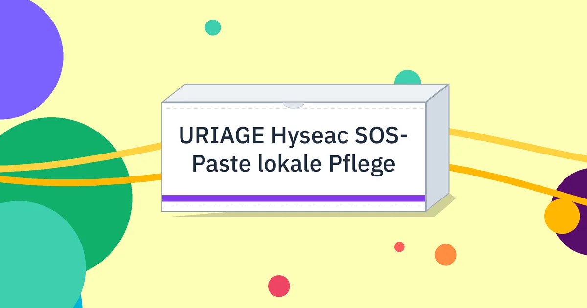 Symbolbild: Packung mit der Aufschrift URIAGE Hyseac SOS-Paste lokale Pflege (PZN 19361427) – Verfügbarkeit und Bezug in Apotheken in Frankfurt am Main