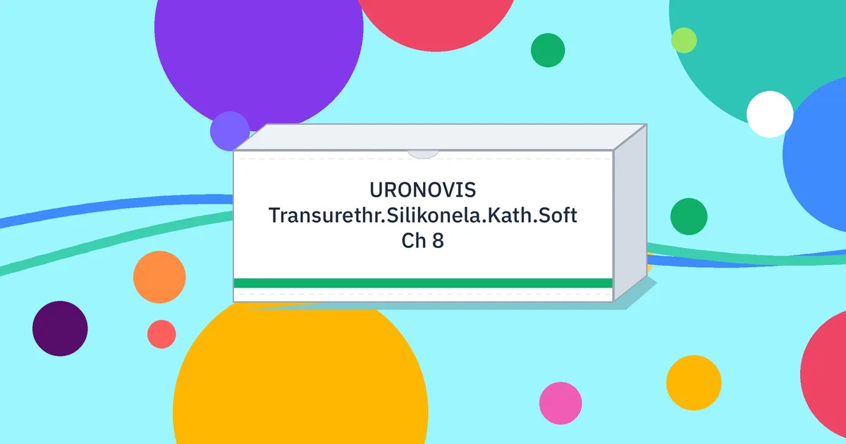 Symbolbild: Packung mit der Aufschrift URONOVIS Transurethr.Silikonela.Kath.Soft Ch 8 (PZN 02352022) – Verfügbarkeit und Bezug in Apotheken in Frankfurt am Main