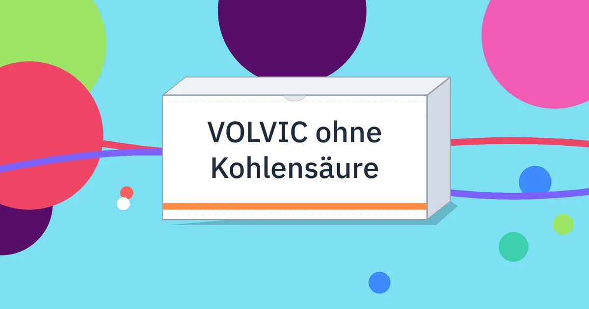 Symbolbild: Packung mit der Aufschrift VOLVIC ohne Kohlensäure (PZN 03059324) – Verfügbarkeit und Bezug in Apotheken in Frankfurt am Main