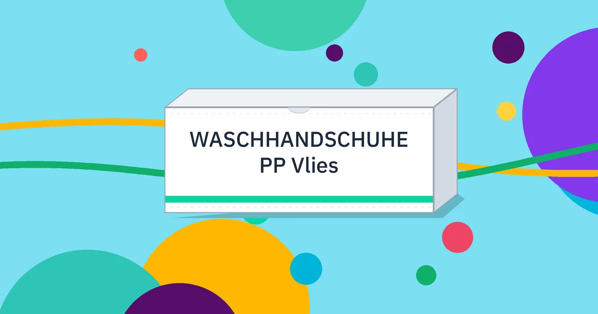 Symbolbild: Packung mit der Aufschrift WASCHHANDSCHUHE PP Vlies (PZN 09212873) – Verfügbarkeit und Bezug in Apotheken in Frankfurt am Main
