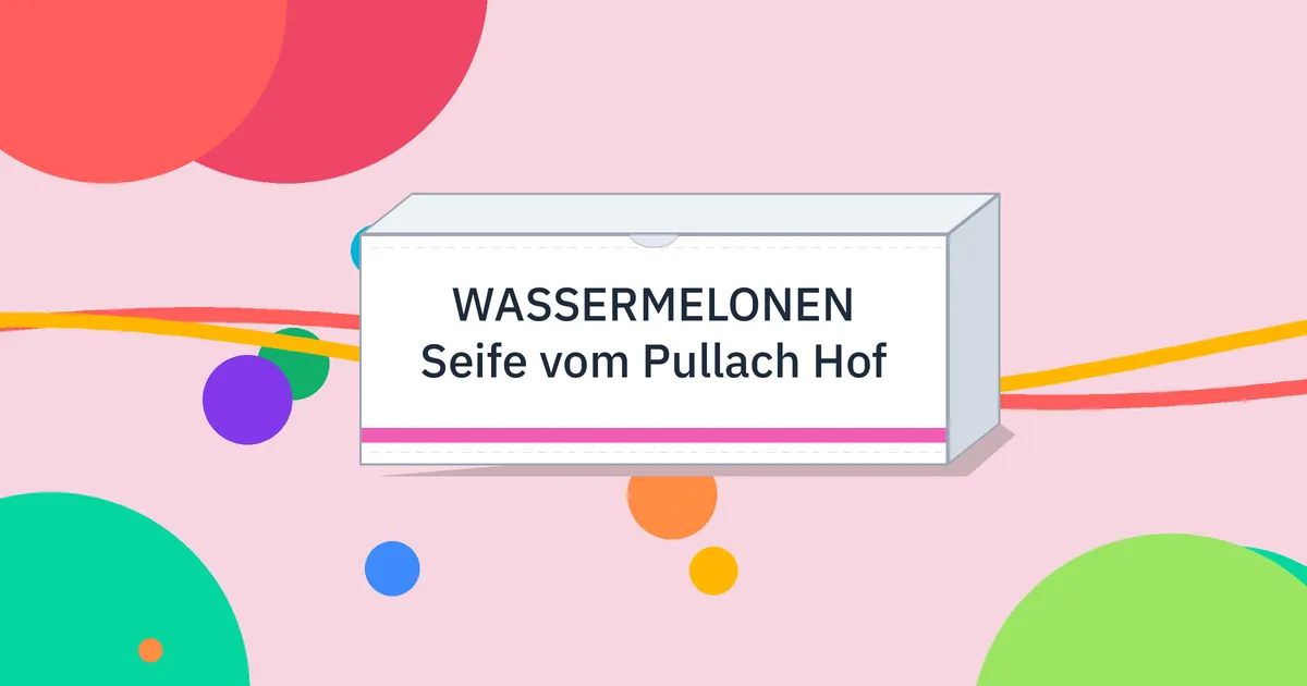 Symbolbild: Packung mit der Aufschrift WASSERMELONEN Seife vom Pullach Hof (PZN 20420879) – Verfügbarkeit und Bezug in Apotheken in Frankfurt am Main