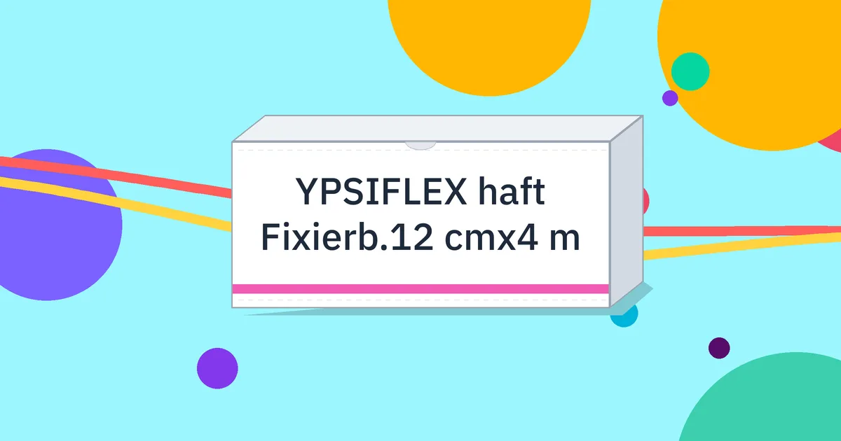 Symbolbild: Packung mit der Aufschrift YPSIFLEX haft Fixierb.12 cmx4 m (PZN 12604909) – Verfügbarkeit und Bezug in Apotheken in Frankfurt am Main