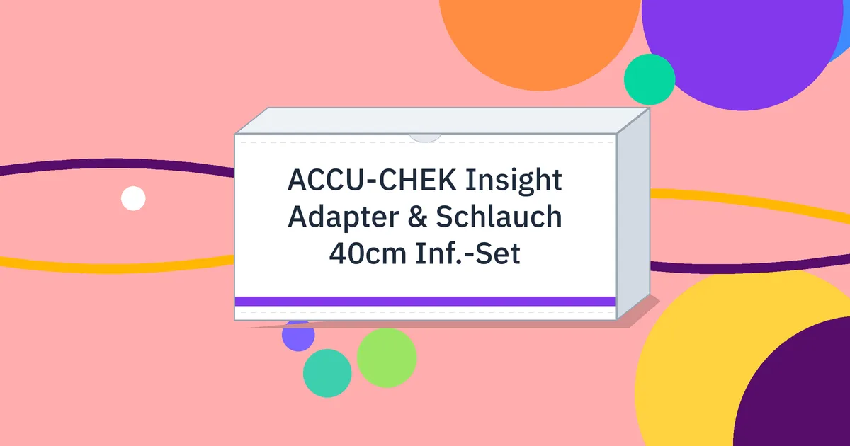 Symbolbild: Packung mit der Aufschrift ACCU-CHEK Insight Adapter & Schlauch 40cm Inf.-Set (PZN 16787373) – Verfügbarkeit und Bezug in Apotheken in Frankfurt am Main