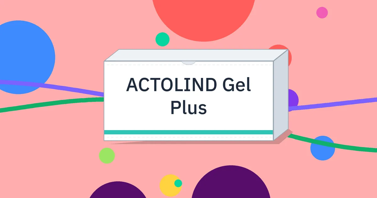 Symbolbild: Packung mit der Aufschrift ACTOLIND Gel Plus (PZN 19073504) – Verfügbarkeit und Bezug in Apotheken in Frankfurt am Main