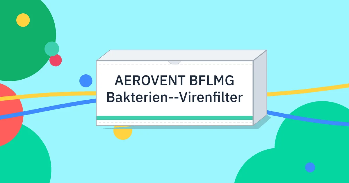 Symbolbild: Packung mit der Aufschrift AEROVENT BFLMG Bakterien--Virenfilter (PZN 19902171) – Verfügbarkeit und Bezug in Apotheken in Frankfurt am Main
