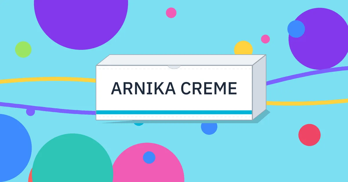 Symbolbild: Packung mit der Aufschrift ARNIKA CREME (PZN 13513942) – Verfügbarkeit und Bezug in Apotheken in Frankfurt am Main