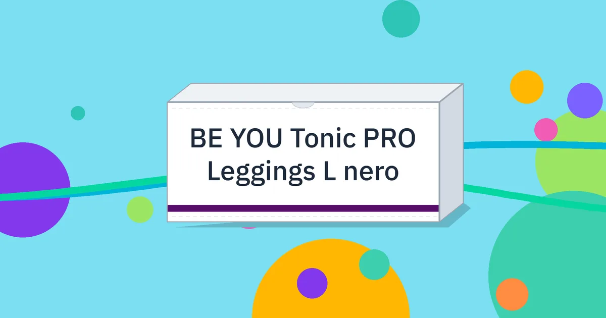 Symbolbild: Packung mit der Aufschrift BE YOU Tonic PRO Leggings L nero (PZN 19364503) – Verfügbarkeit und Bezug in Apotheken in Frankfurt am Main