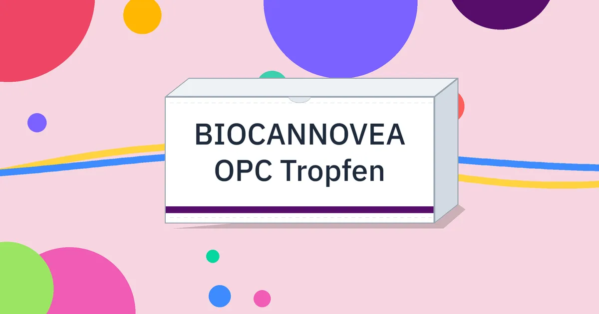 Symbolbild: Packung mit der Aufschrift BIOCANNOVEA OPC Tropfen (PZN 17852084) – Verfügbarkeit und Bezug in Apotheken in Frankfurt am Main
